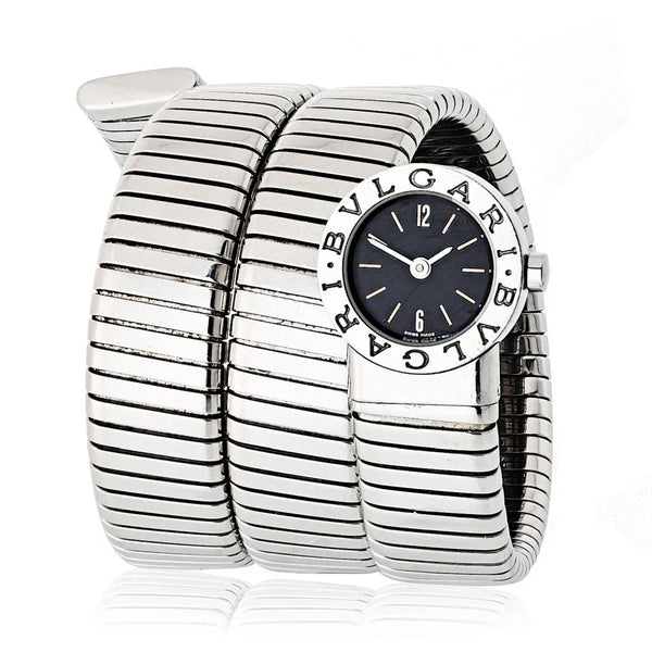 Bvlgari Tubogas Stainless Steel Serpenti Vintage BB 19 1TS Watch – The ...