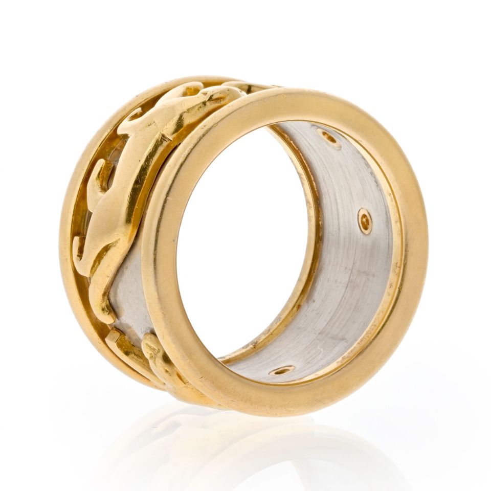 Cartier two tone ring store